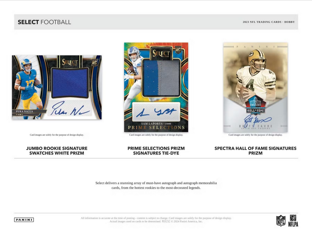 2023 Panini Select Football - LIVE Group Break - Buck City Breaks