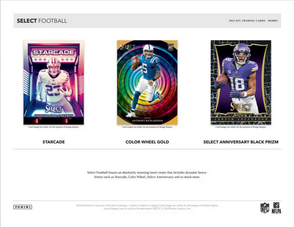 2023 Panini Select Football - LIVE Group Break - Buck City Breaks