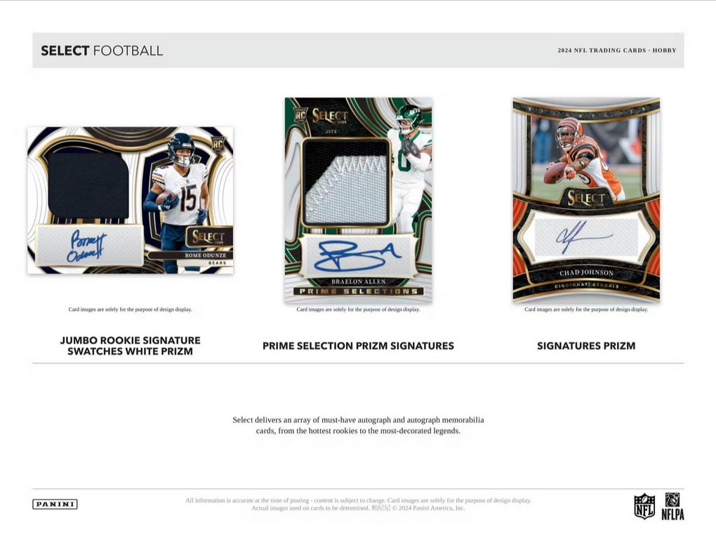 2024 Select Football - LIVE Group Break on YouTube - HOT Checklist ...